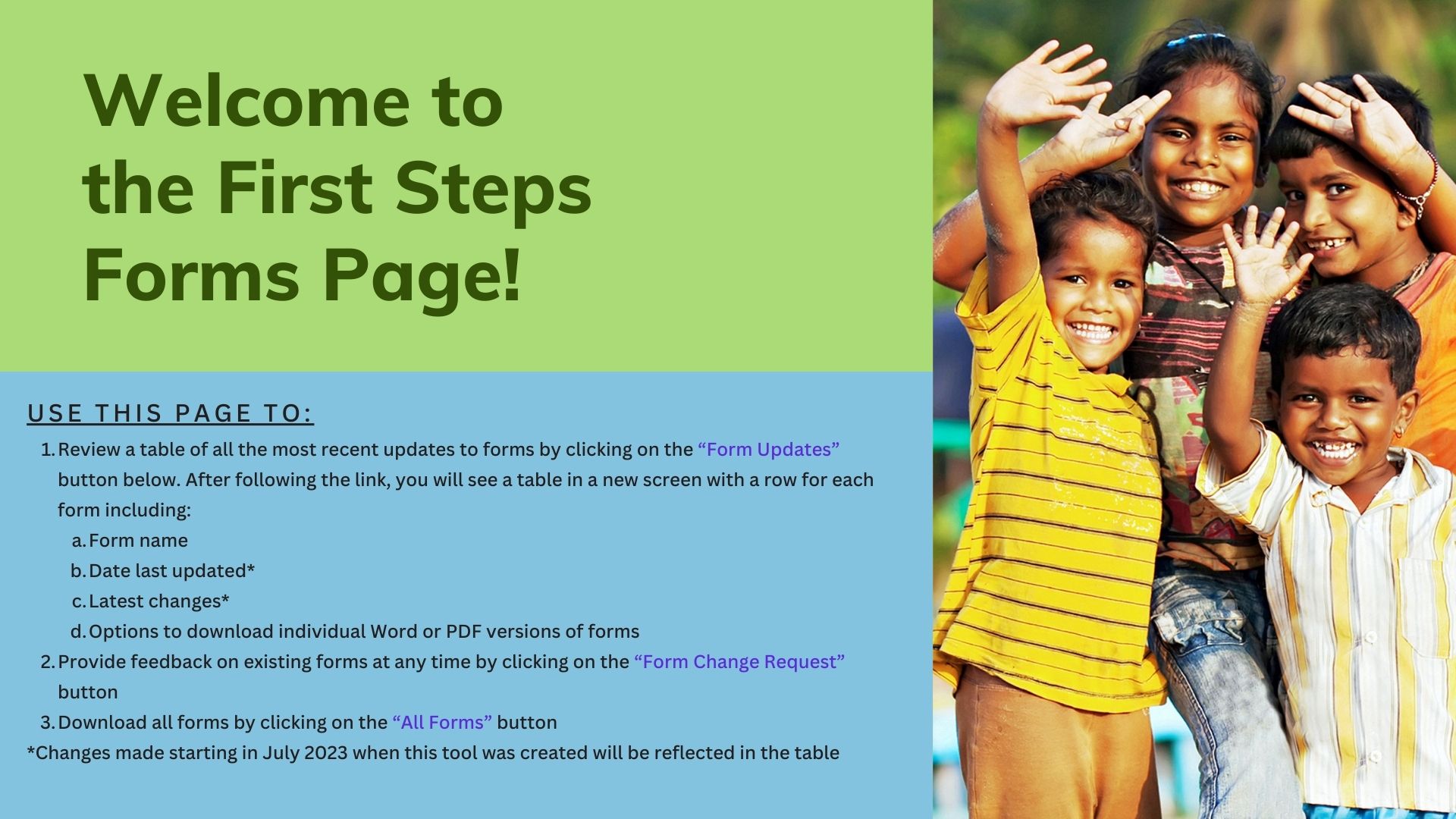 First Steps Forms – Healthy Families San Diego County
